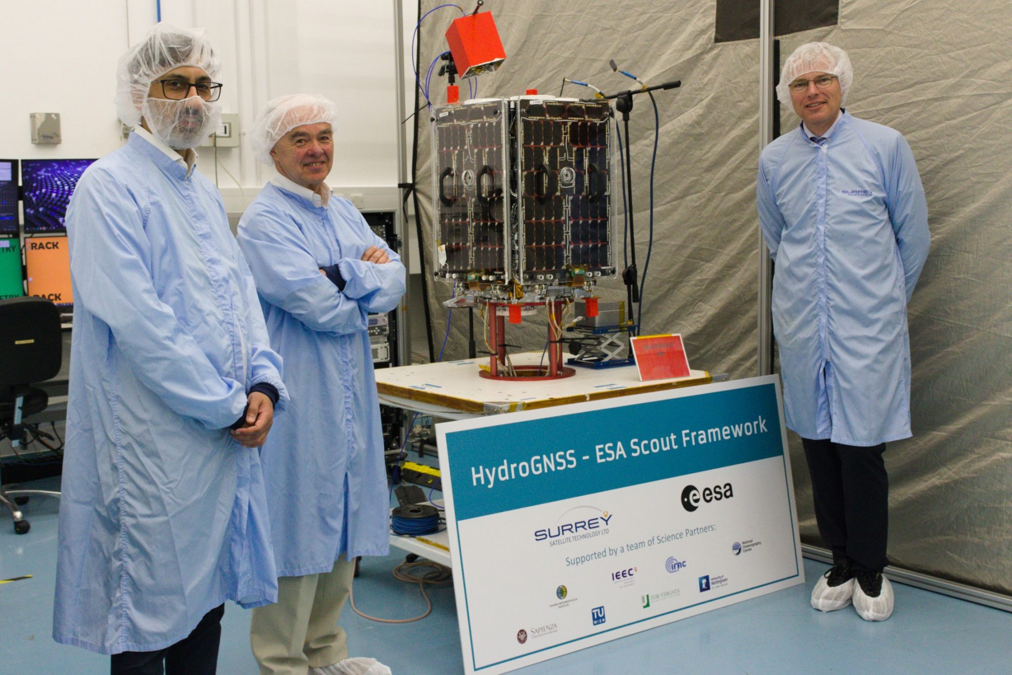 UK and ESA-funded climate mission HydroGNSS showcased to international space experts – Centre ...